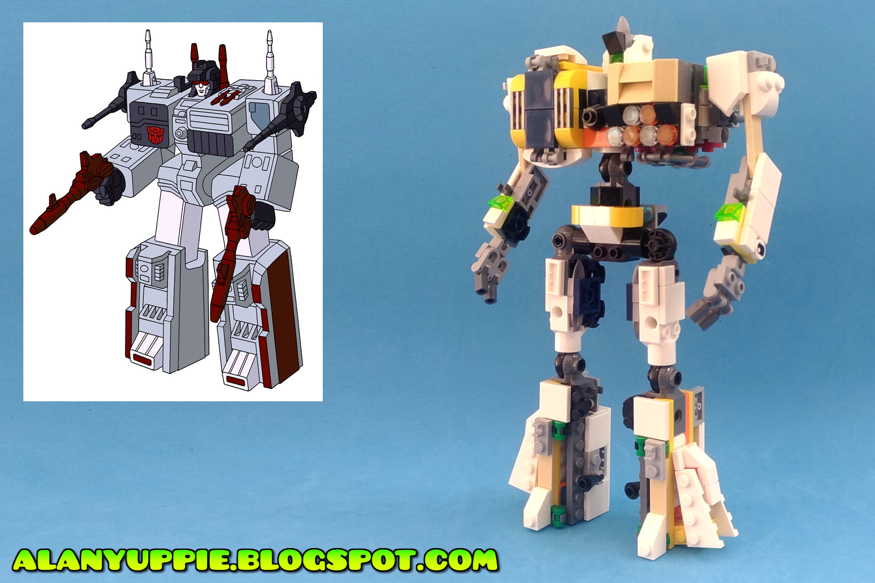 LEGO MOC Transformer Metroplex from LEGO 31115 Space mining mech by ...