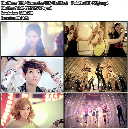[MV] GIRLS’ GENERATION-TTS (TaeTiSeo) – TWINKLE (HD 720p Youtube ...
