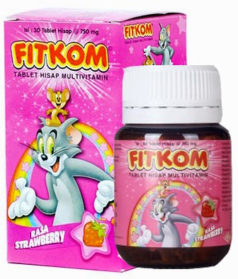 Fitkom Tablet Hisap Multivitamin 30 Tablet - Komposisi Produk