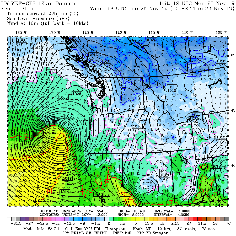Cliff Mass Weather Blog: A Bomb Cyclone Will Hit the Southern Oregon Coast