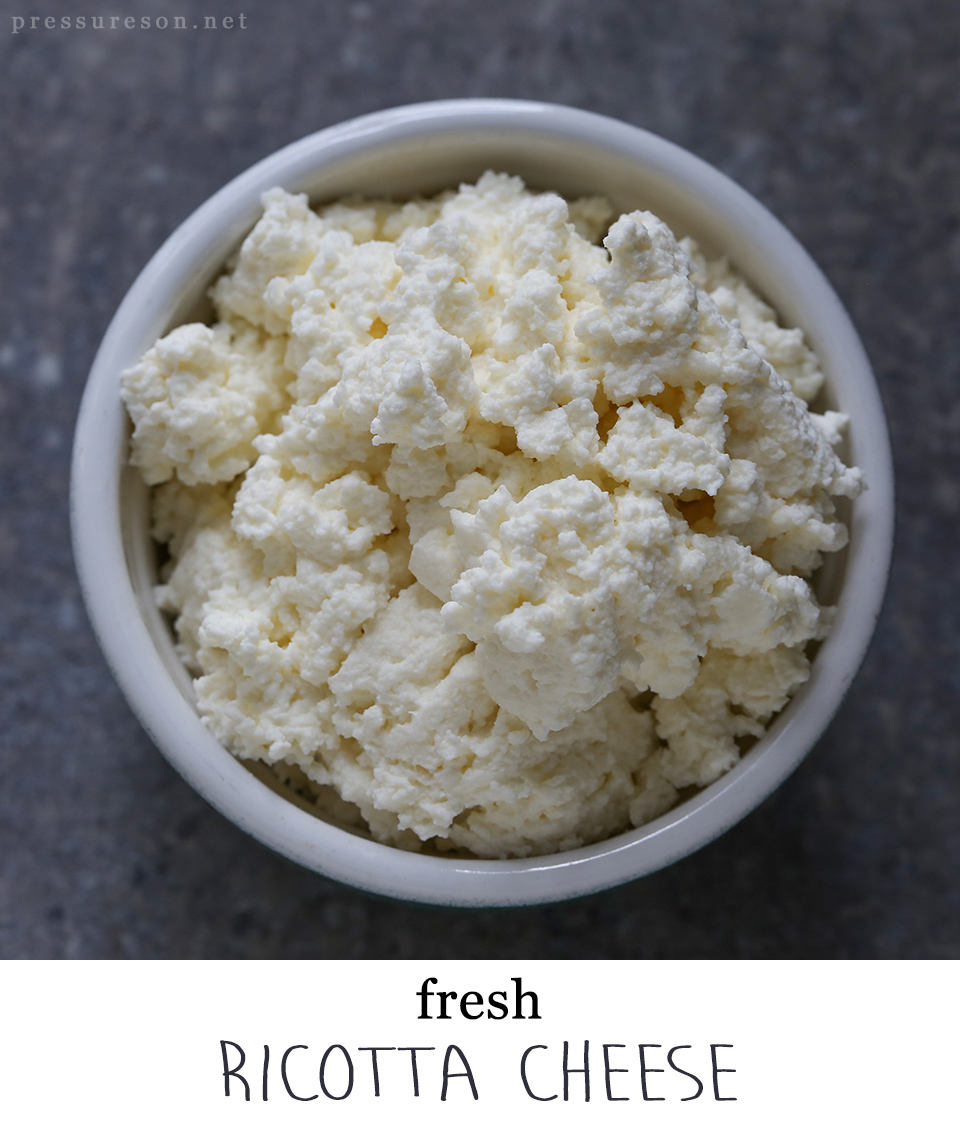 Fresh Ricotta Cheese - Fit Happy Foodie