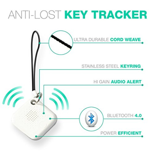 Smart & Easy Slim Tracker: Bluetooth Locator for Keys, Purse, Children ...