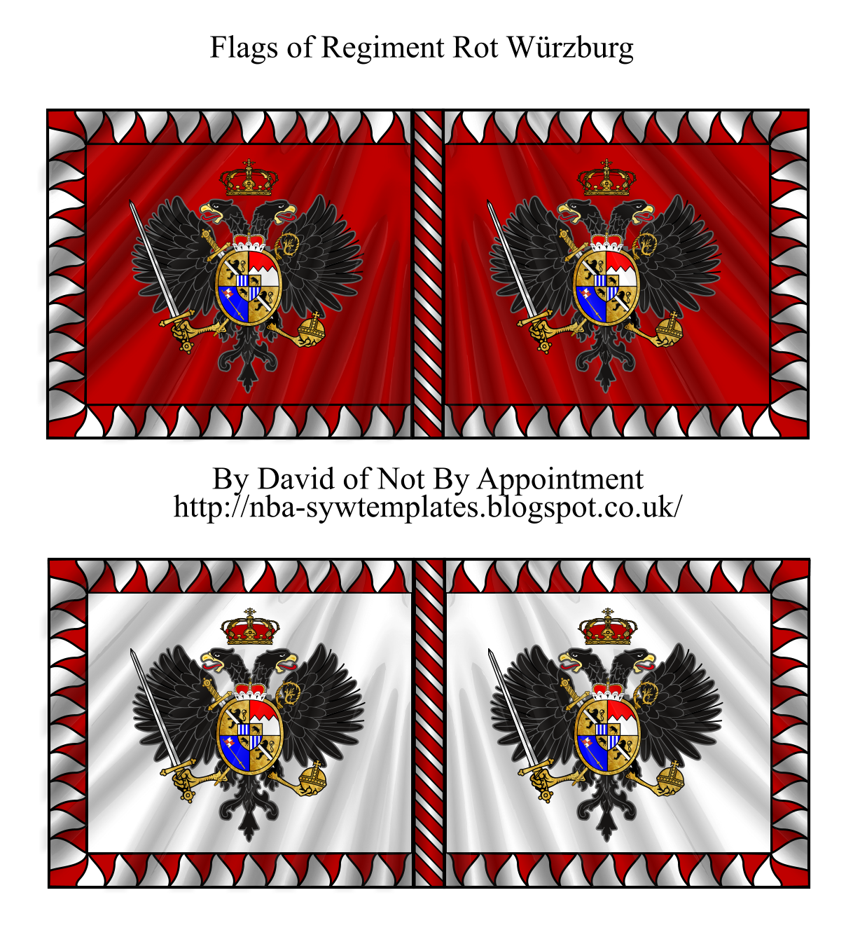 Not By Appointment: Flags of Regiments Rot (or Roth) and Blau Würzburg