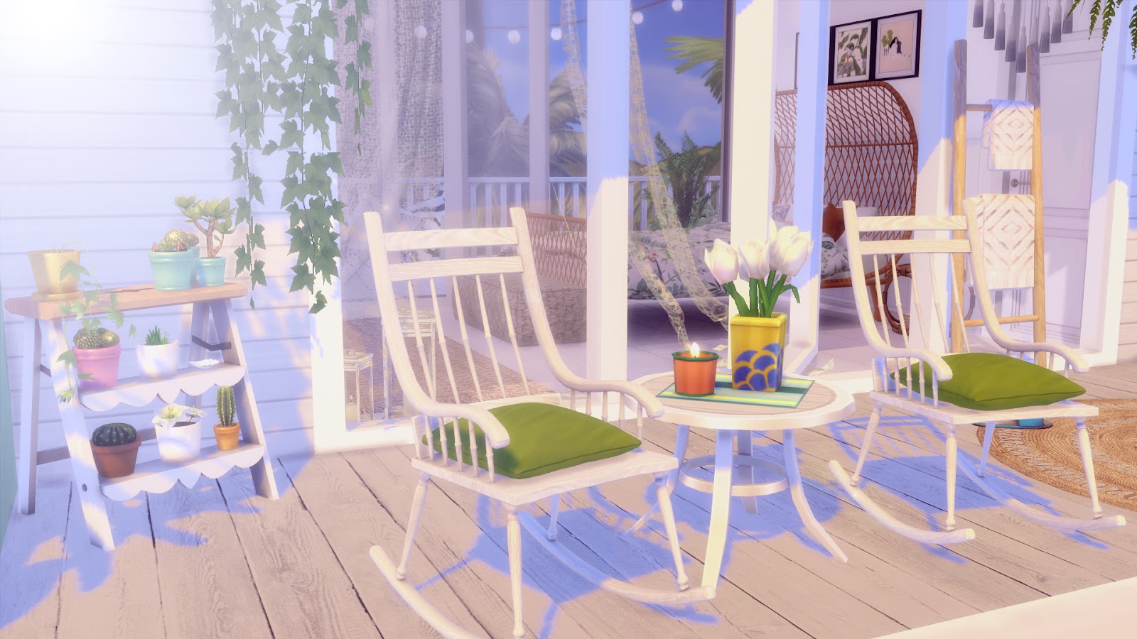 SIMS 4 | SURF STYLE DECOR | BEACH HOUSE | CASA DE PRAIA | DL + CC ...