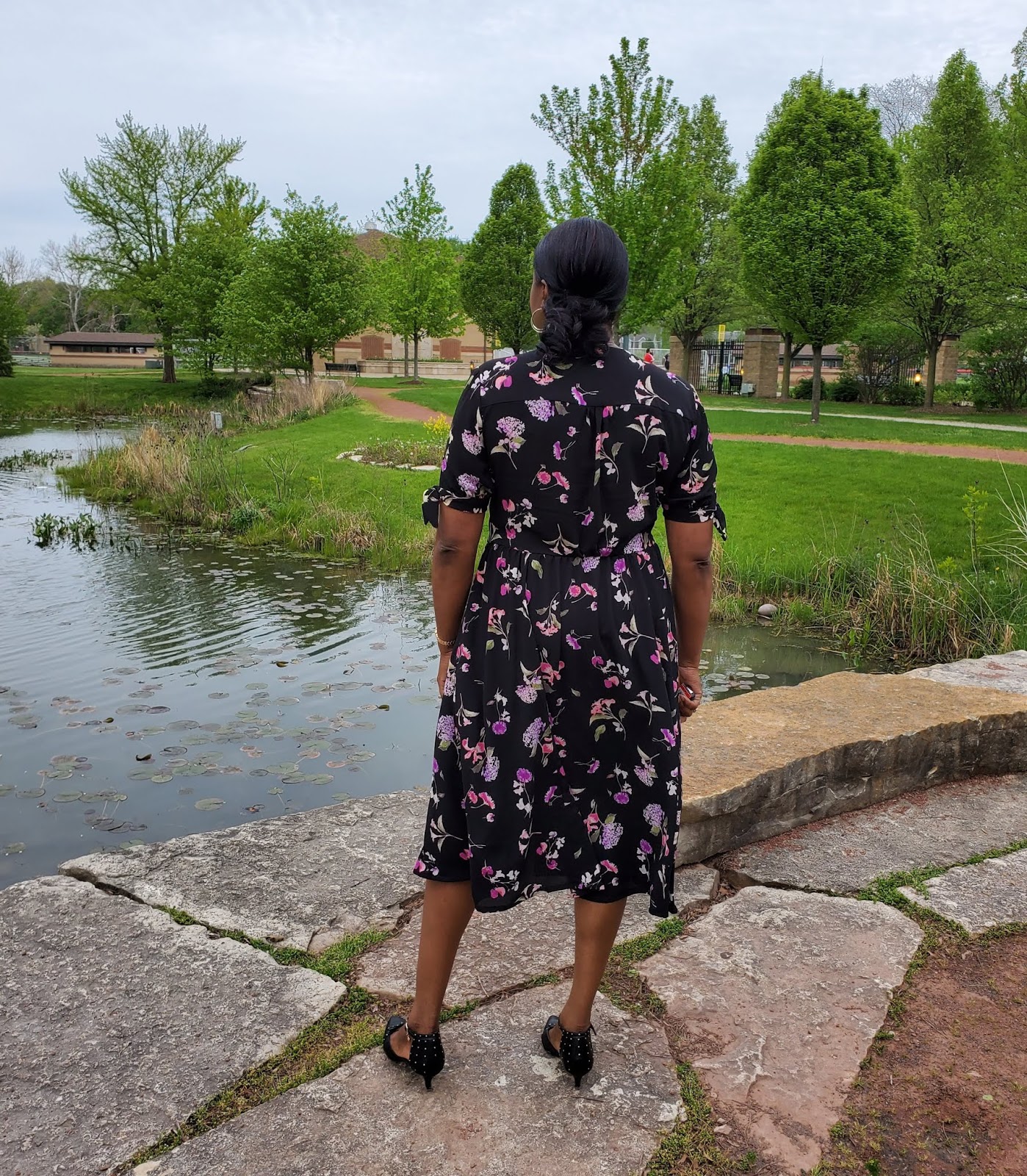 The Mahogany Stylist: My New Floaty Romantic Dress - McCall M7974