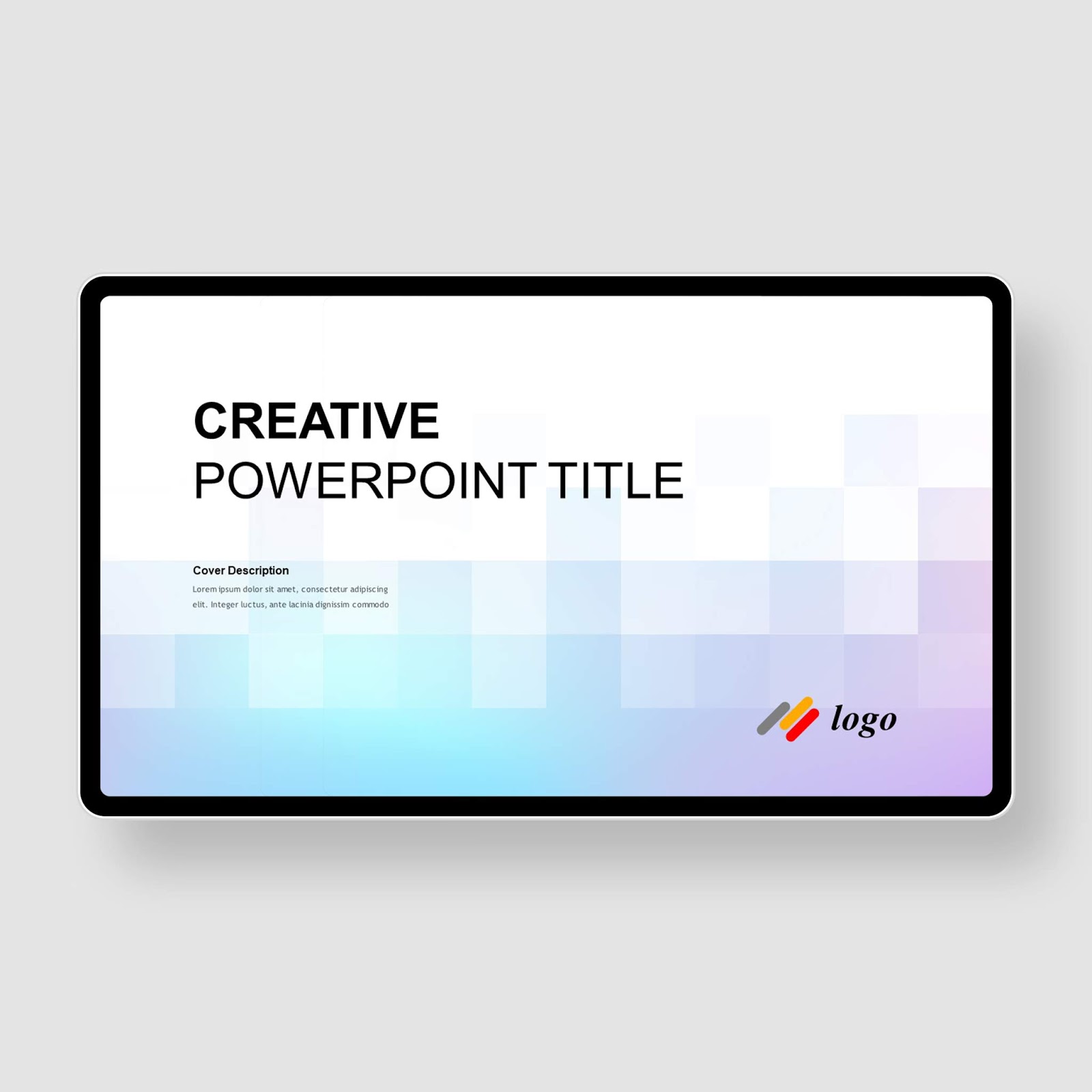 Square Overlay Gradient PowerPoint Templates - PowerPoint Free