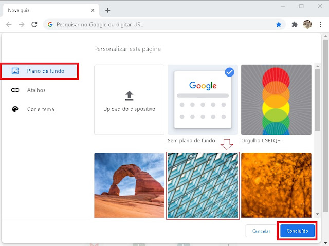 Como mudar Tema e Cores do Google Chrome