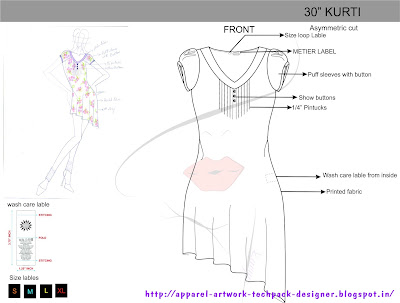 Apparel Artwork TechPack Designer: Tech Pack Designs