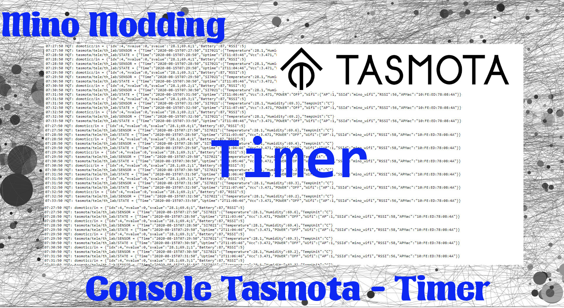 Mino Modding: Console Tasmota - Timer