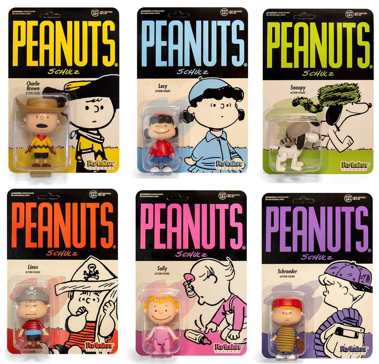 Mike Lynch Cartoons: Peanuts Figures from Re-Action and Super-7