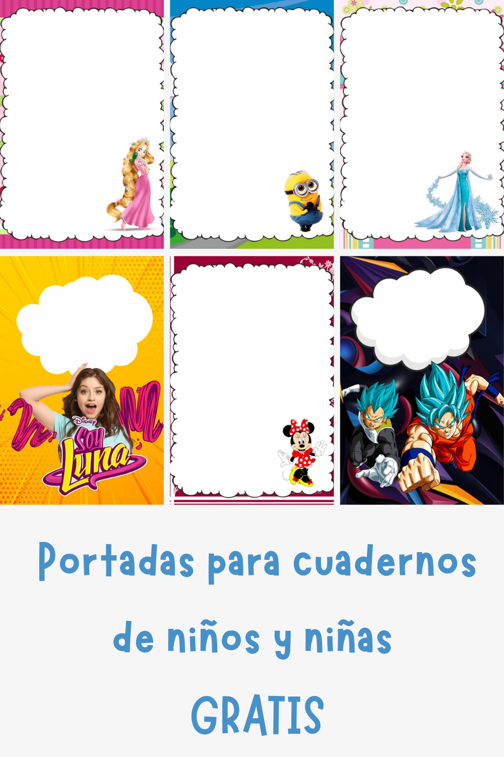 Cómo descargar cientos de PORTADAS de CUADERNOS para niños - El Cómo de ...