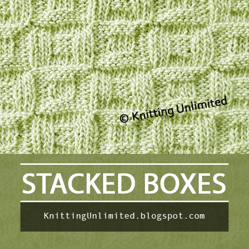 Stacked Boxes Knit Purl