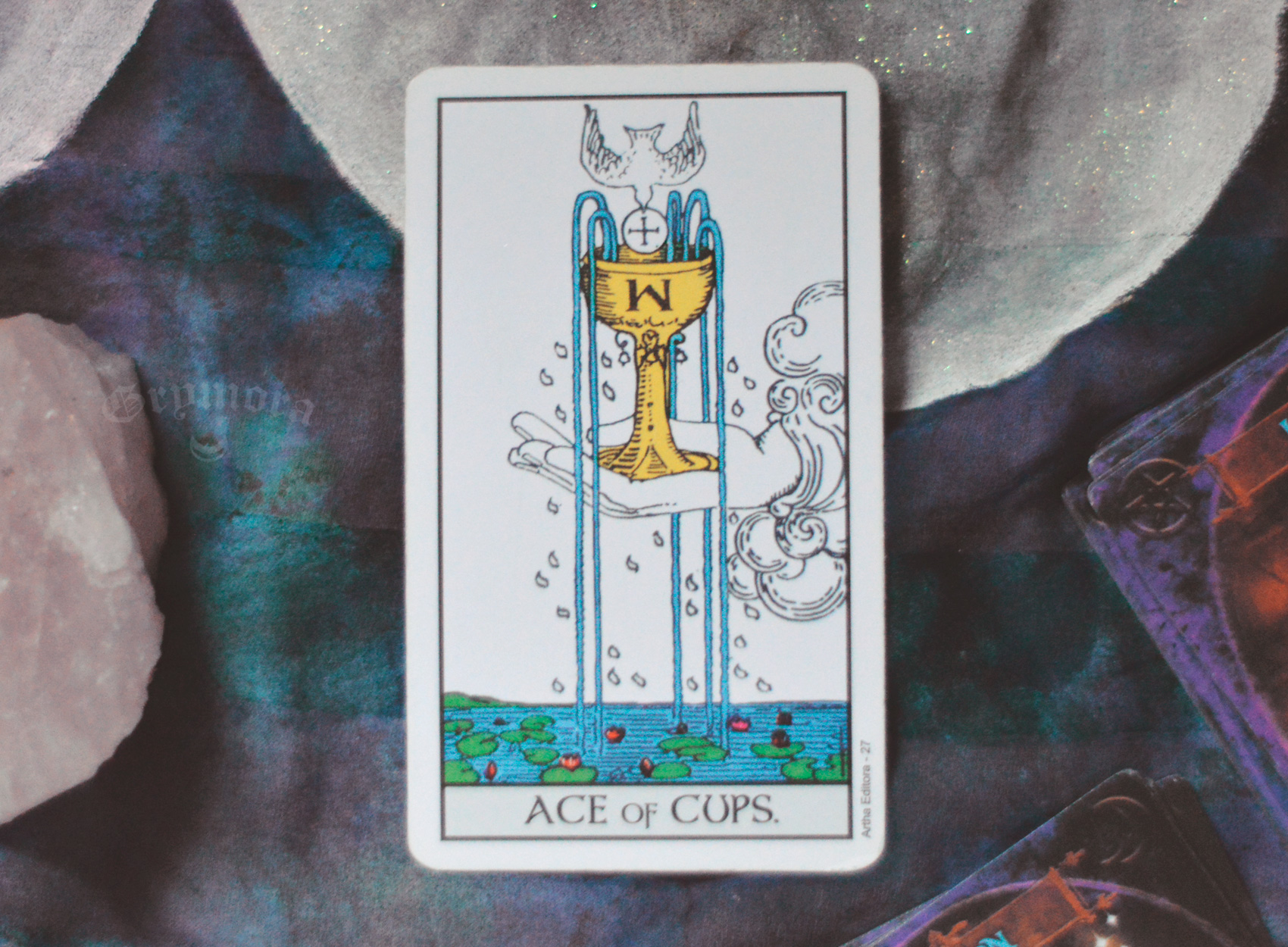 Significado da Carta Ás de Copas no Tarot || ☾ GRYMORA TAROT