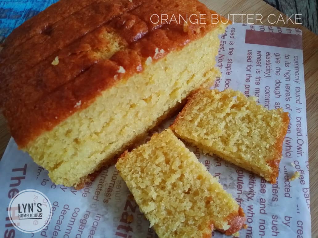 Kek Oren / Orange Butter Cake | LYN'S HOMELICIOUS