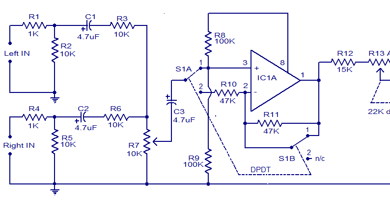 12V DC Car Simple Subwoofer Filter |Electronic Schematic Circuit ...