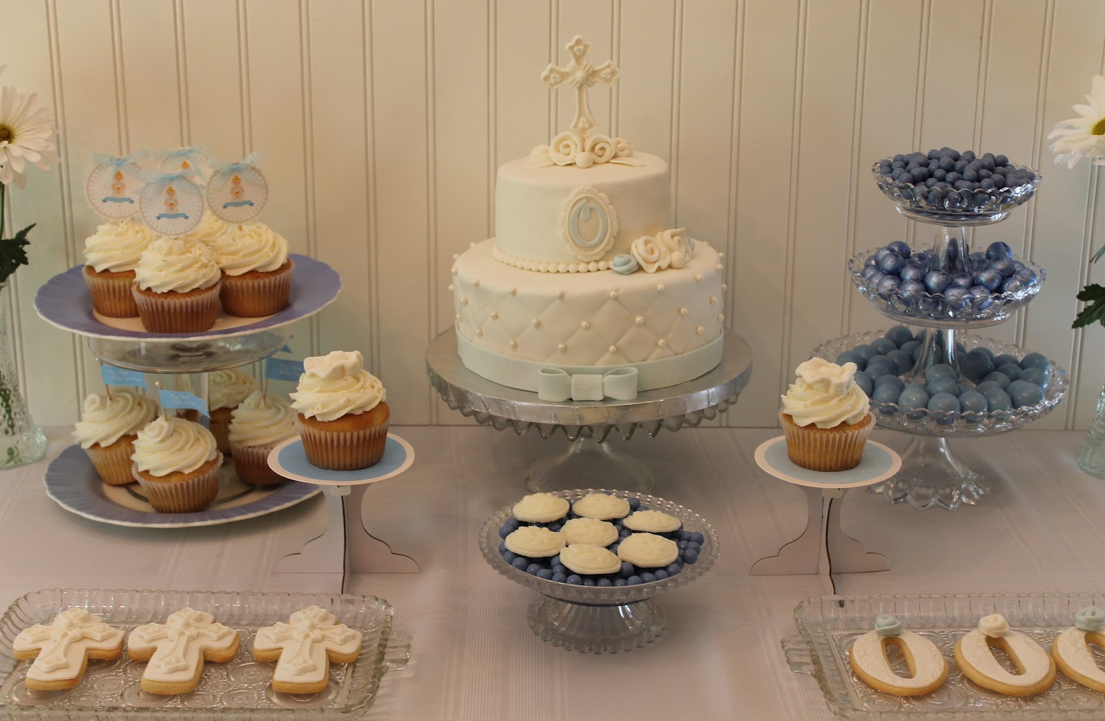 Decorate The Cake: First Communion Dessert Table