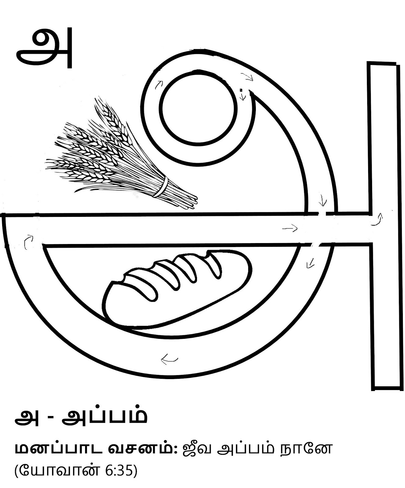 Jacob's Ladder Sunday School Activities & Crafts in Tamil: Sunday ...