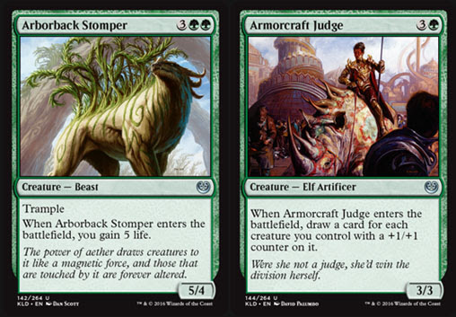 Magic the Gathering Adventures: Kaladesh Set Review: Green