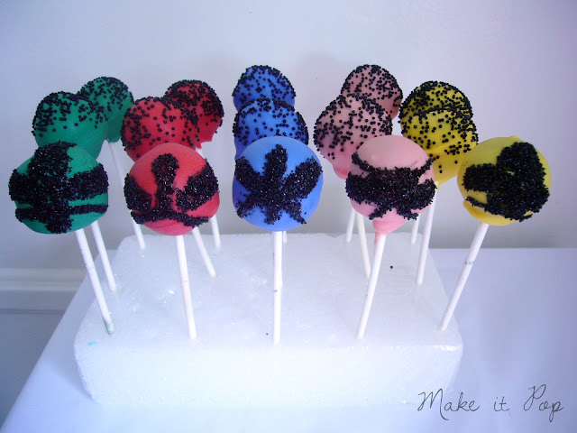 Make it Pop Sweets: Samurai Power Ranger Cake Pops!