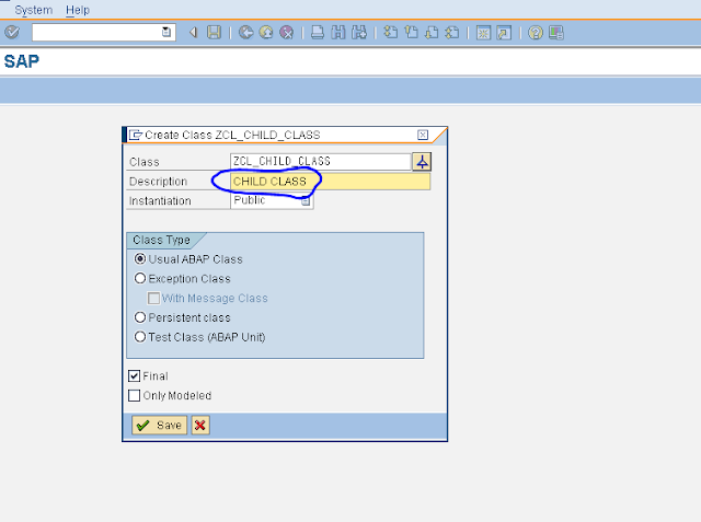 SAP TECH: Global Class : Inheritance