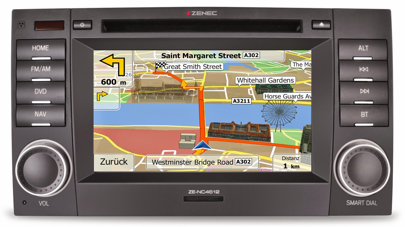 Zenec Navigatie: Zenec ZE-NC4612 Navigatie Mercedes Sprinter | Vito | Viano