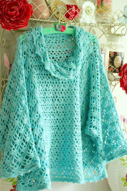 Ergahandmade: Crochet Poncho + Diagrams + Free Pattern