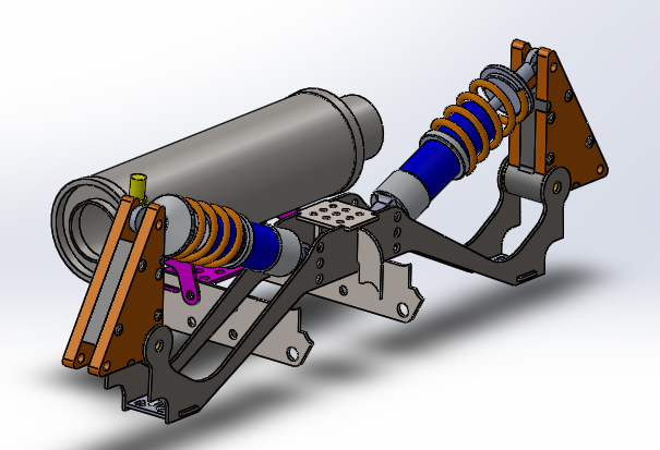 Victoria University Motorsport: Design of a Rear Spring and Bellcrank Mount