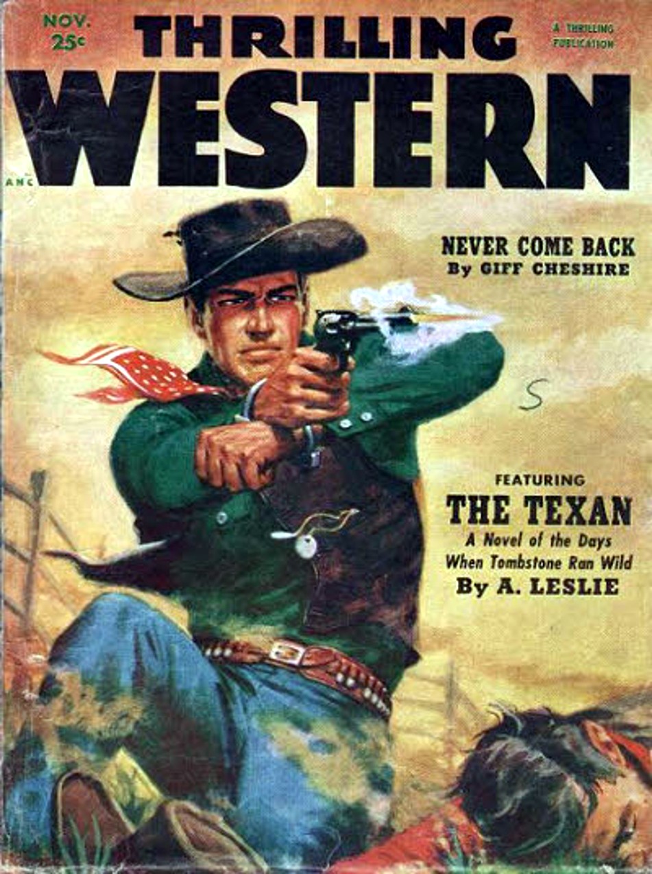 Thrilling Western - Pulp Magazine Cover Art - 24-Trading Cards