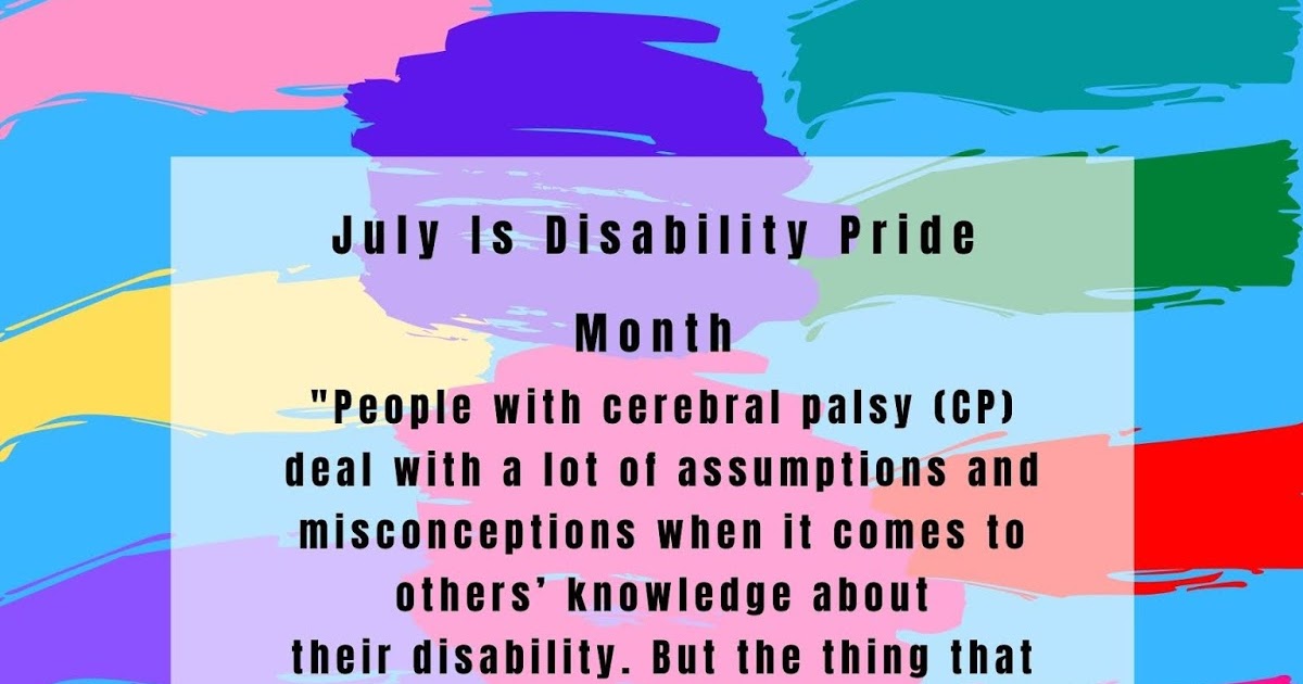 Happy Disability Pride Month