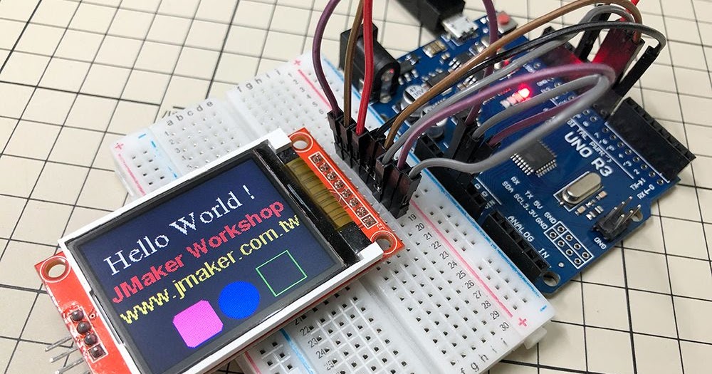 Midas Neun Soldaten: @ Arduino ST7735 TFT 全彩LCD 入門篇
