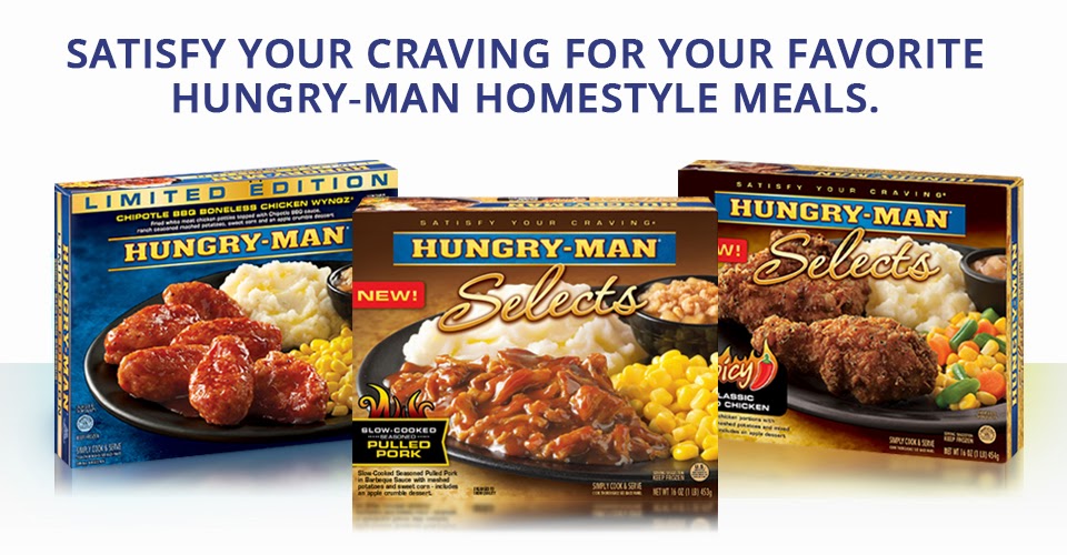 New Age Mama: Hungry-Man Frozen Entrees - Eat Like a Man