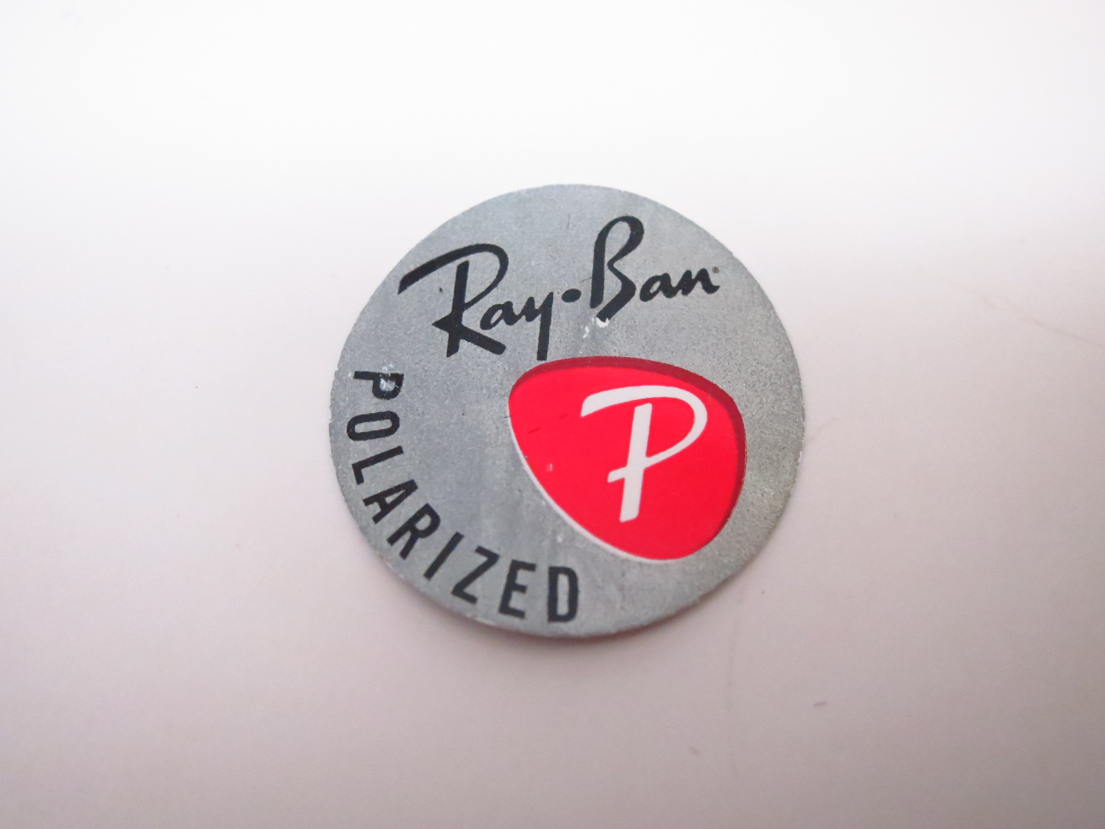 Just noticed this ring on a pair of Ray Bans I bought yesterday ...