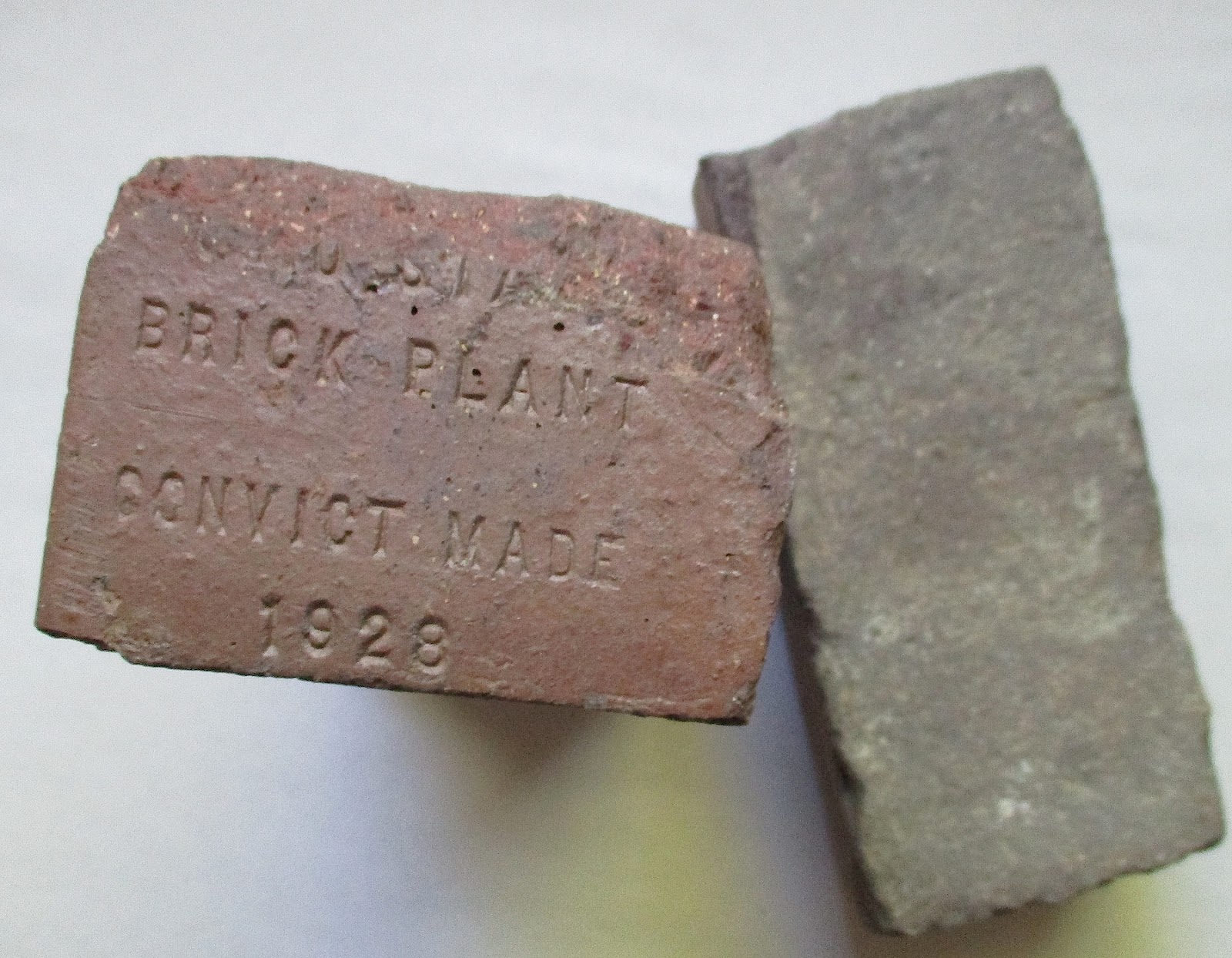 Dull Tool Dim Bulb: Convict made Bricks from Ohio Brick Collecting