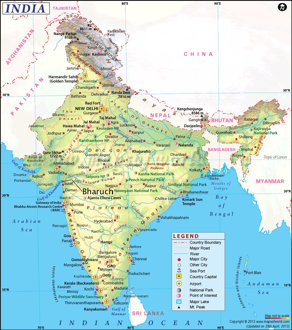 Megan in India: Maps