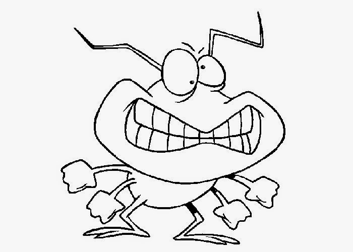 Coloring Page Bug Spray Coloring Pages