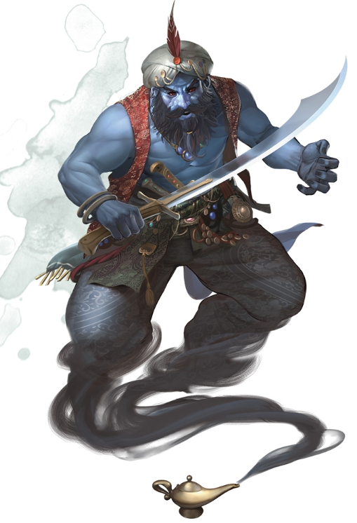 THAC0 BLOG: New Monsters for OSE and BX - Noble Genies