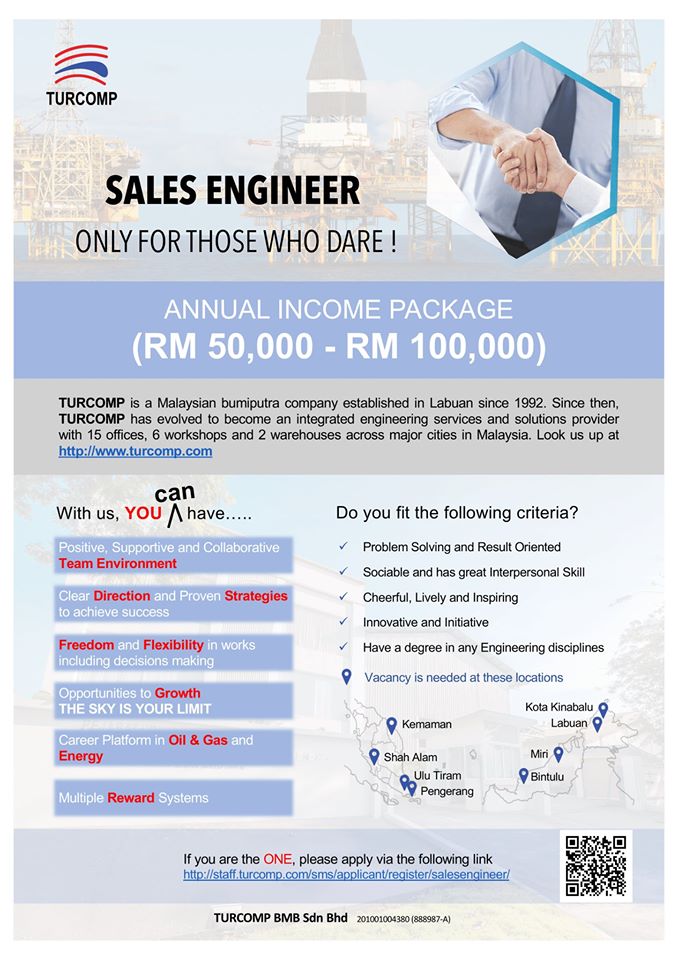 Jawatan Kosong di Turcomp BMB Sdn Bhd - APPJAWATAN MALAYSIA