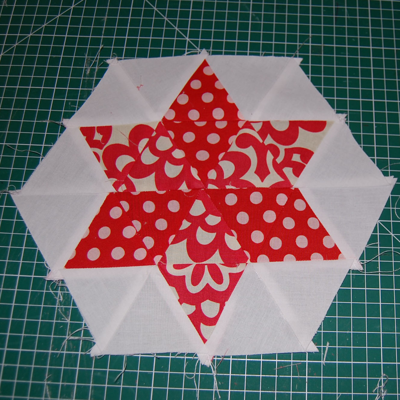 BLONDE DESIGN: Make - Quilted 6 Pointed Star