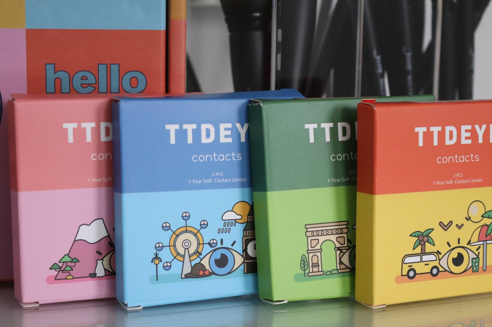 TTD Eye contact lenses #5 - Beauty With En