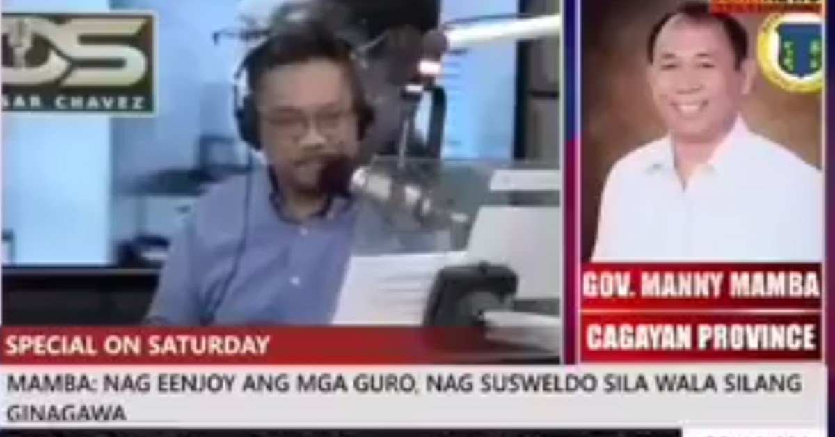 VIRAL: Governor sinabihan na walang ginagawa ang mga guro, sumuweldo at ...