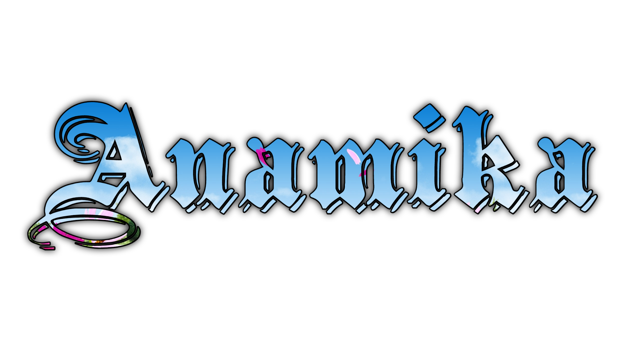 Anamika 3d name PNG image