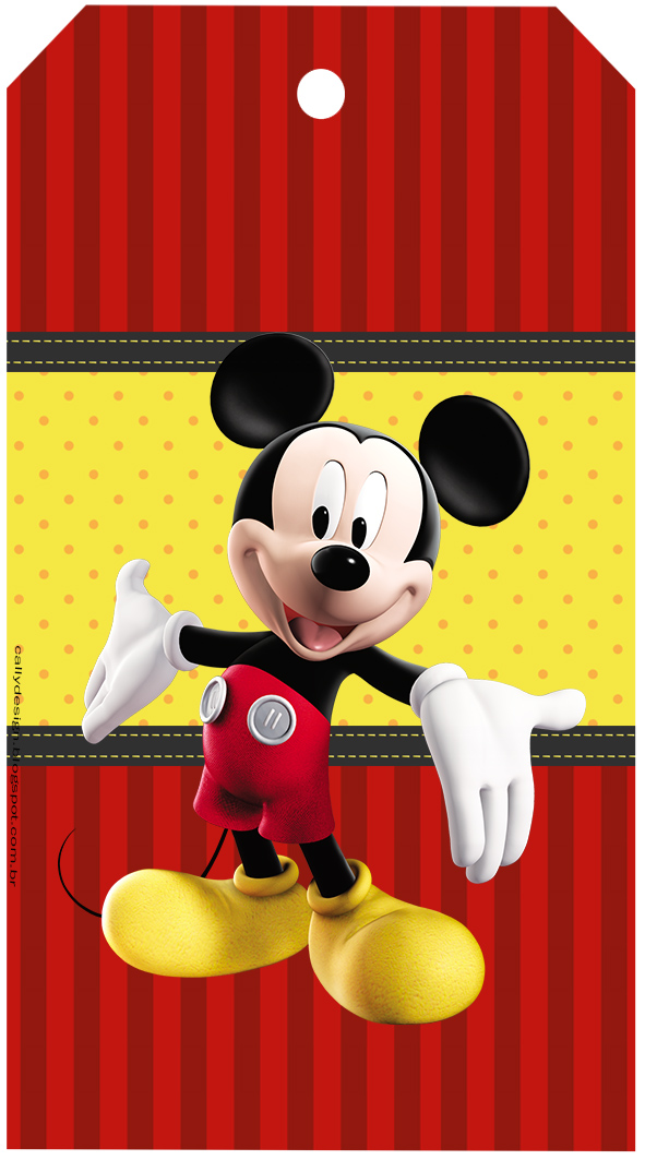 Kit Aniversário Mickey Mouse - CALLY'S DESIGN-Kits Personalizados Gratuitos