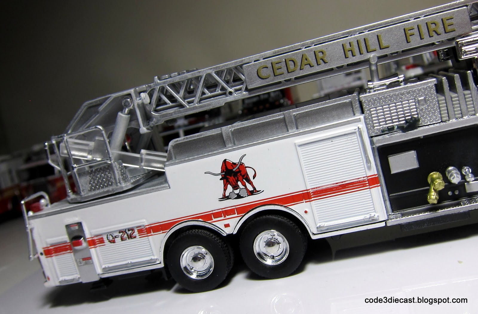 My Code 3 Diecast Fire Truck Collection: Pierce Dash Rear Mount Ladder