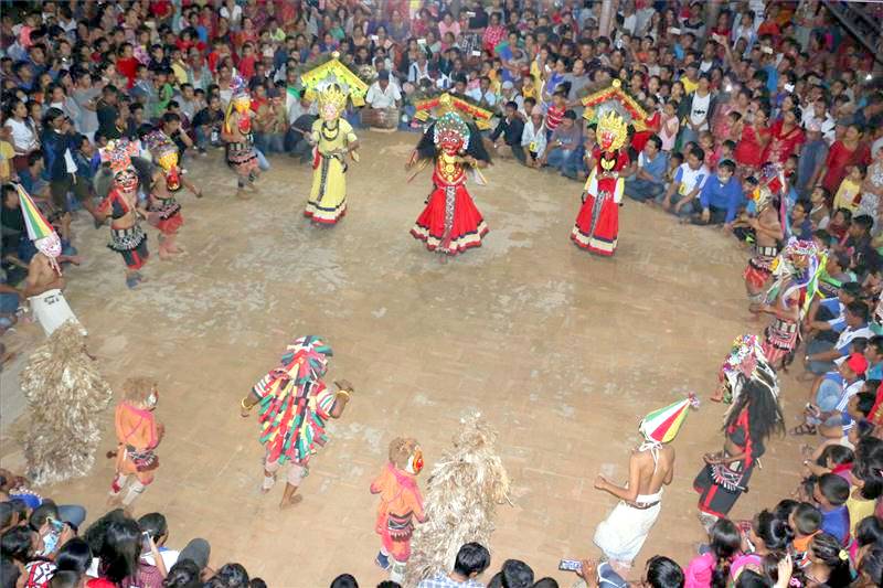 Kiraj Gainju Blog Store: Traditional Newari Dances of Bhaktapur.