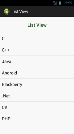 Android Application Development Beginner's Tutorial: ListView ...