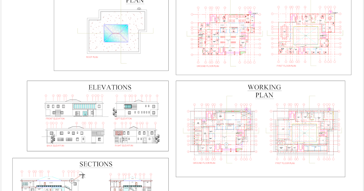 2 Floors Office Building [DWG]