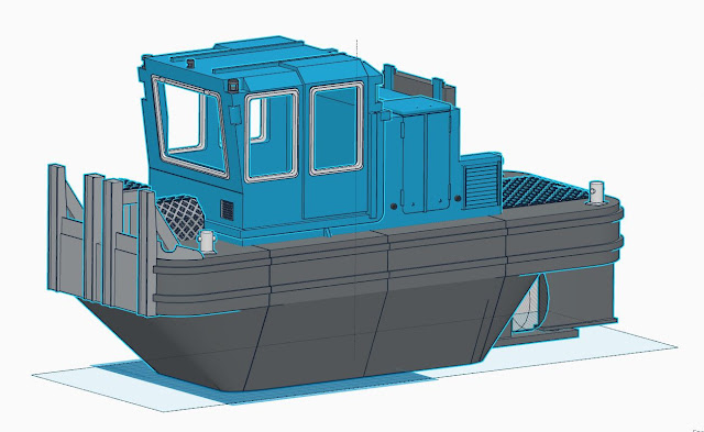 1/12(ish) British Waterways/CRT Bantam Tug - 3D Print
