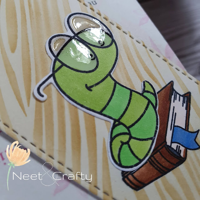 Neet & Crafty: Book Worm Bookmark