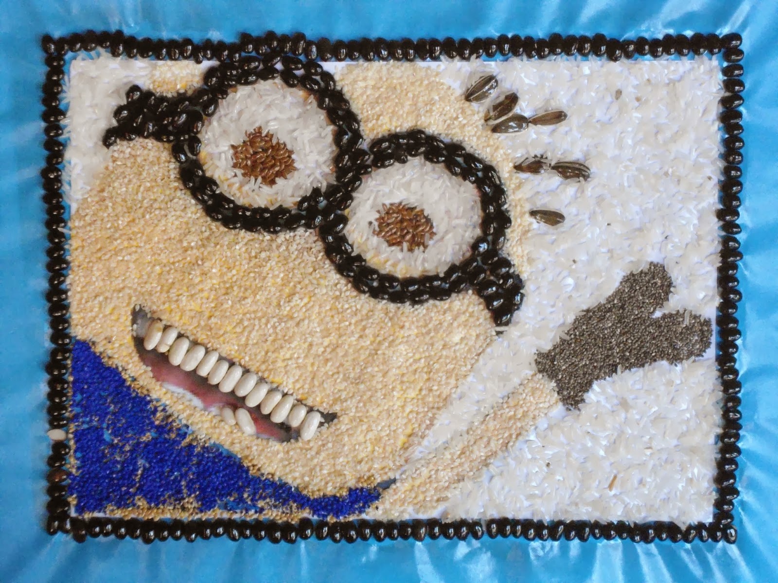 Escuela Mitre, la más querida...: EXPOSICIÓN: "ARTE CON SEMILLAS"