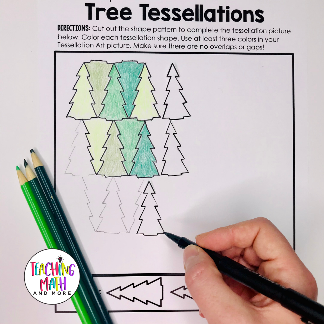 Kelly McCown: Christmas Tessellations Math Project